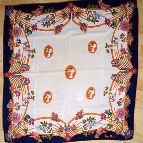 Nina Ricci | Accessories | Authentic Nina Ricci Silk Scarf | Poshmark